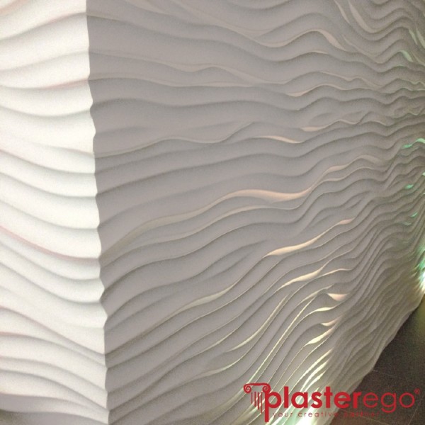 3D Curved false ceiling | Plasterego - your creative pARTner
