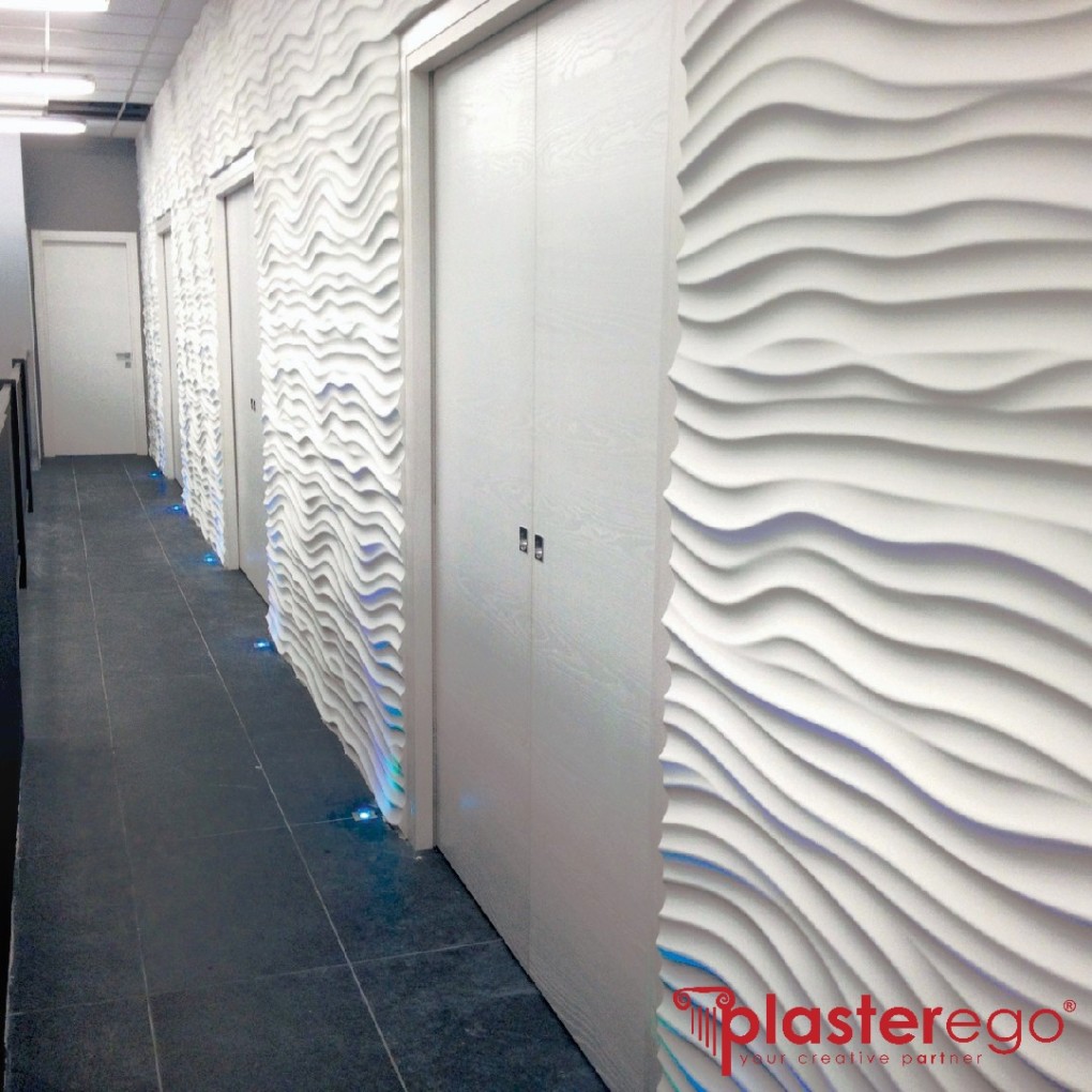 3D Curved false ceiling | Plasterego - your creative pARTner